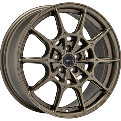 Sparco FF2 8.00X18 5X112 ET48.0 NB73.10 PL-Ring RALLY BRONZE | BandenXL